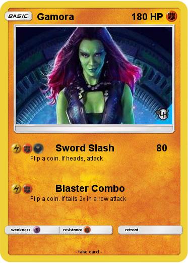 Pokémon Gamora 18 18 - Sword Slash - My Pokemon Card