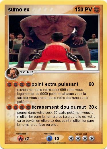 Pokémon sumo ex - point extra puissant - Ma carte Pokémon
