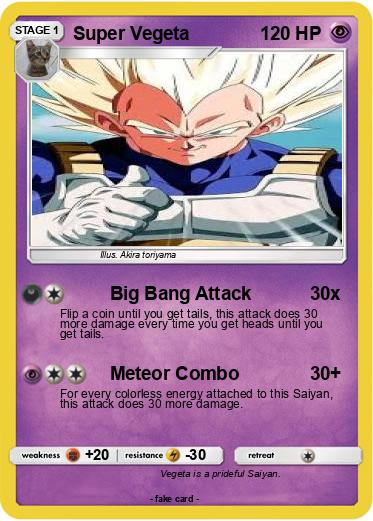 Pokémon Super Vegeta 175 175 - Big Bang Attack - My Pokemon Card