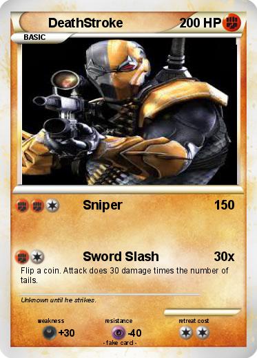 Pokémon DeathStroke 86 86 - Sniper - My Pokemon Card