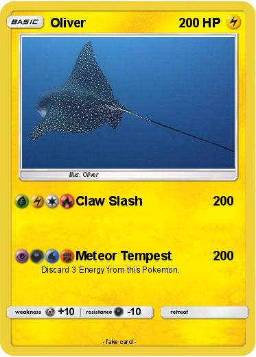 Pokémon Oliver 478 478 - Claw Slash - My Pokemon Card