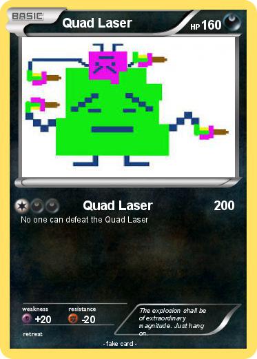 Pokémon Quad Laser - Quad Laser - My Pokemon Card