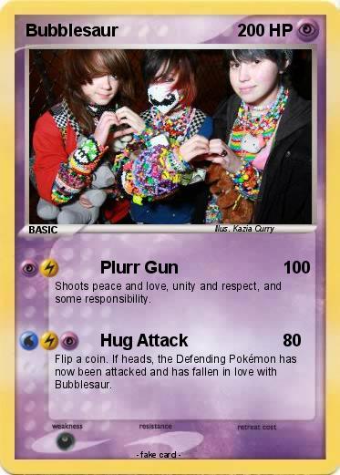 Pokémon Bubblesaur - Plurr Gun - My Pokemon Card
