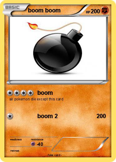 Pokémon boom boom 86 86 - boom - My Pokemon Card
