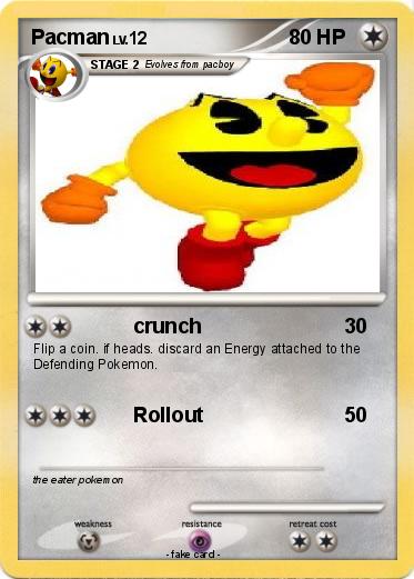 Pokémon Pacman 134 134 - crunch - My Pokemon Card