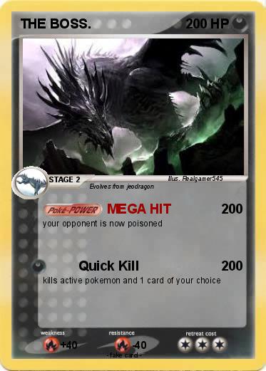 Pokémon THE BOSS 160 160 - MEGA HIT - My Pokemon Card
