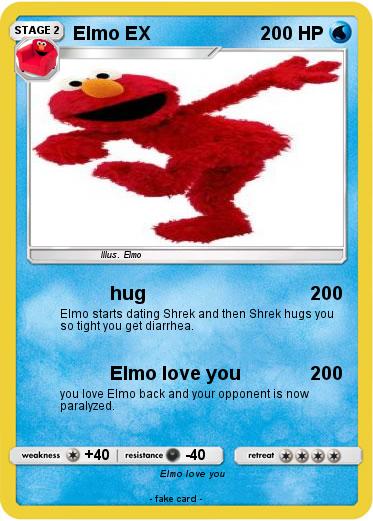 Pokémon Elmo 1123 1123 - hug - My Pokemon Card