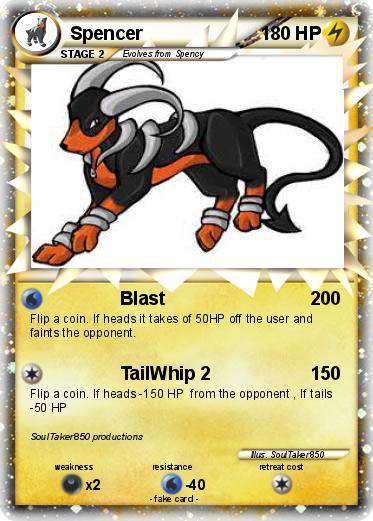 Pokémon Spencer 122 122 - Blast - My Pokemon Card