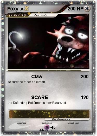 Pokémon Foxy 230 230 - Claw - My Pokemon Card