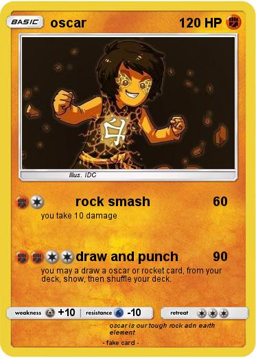 Pokémon oscar 398 398 - rock smash - My Pokemon Card