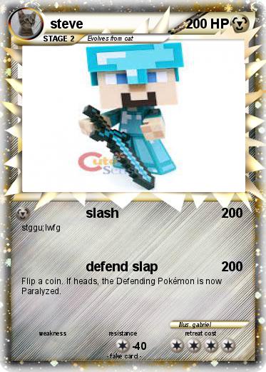 Pokémon steve 3016 3016 - slash - My Pokemon Card