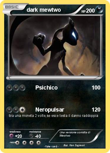 Pokémon dark mewtwo 343 343 - Psichico - My Pokemon Card