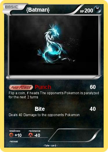 Pokémon Batman 2032 2032 - Punch - My Pokemon Card