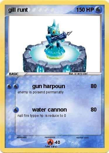 Pokémon gill runt - gun harpoun - My Pokemon Card