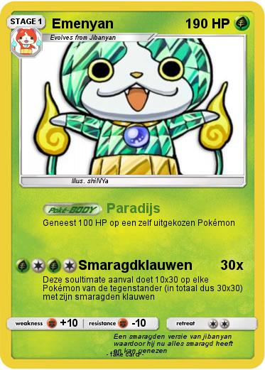 Pokémon Emenyan 2 2 - Paradijs - My Pokemon Card