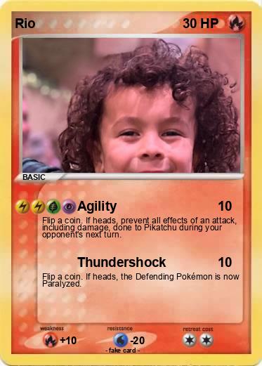 Pokémon Rio 115 115 - Agility - My Pokemon Card