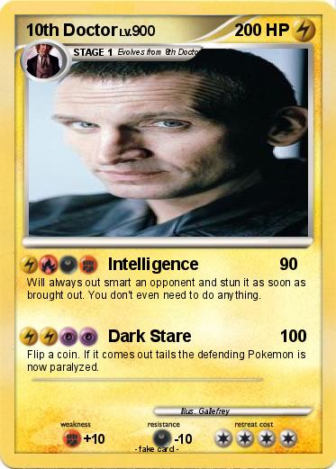 Pokémon 10th Doctor 19 19 - Intelligence - My Pokemon Card