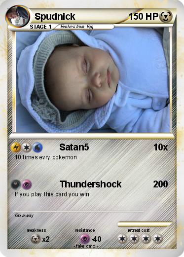 Pokémon Spudnick 1 1 - Satan5 - My Pokemon Card