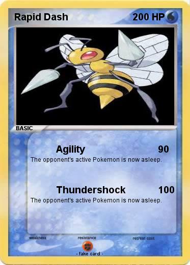 Pokémon Rapid Dash 1 1 - Agility - My Pokemon Card