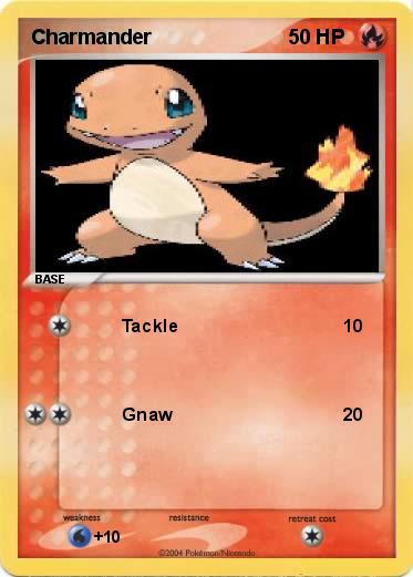 Pokémon Charmander 32 32 - Tackle - My Pokemon Card