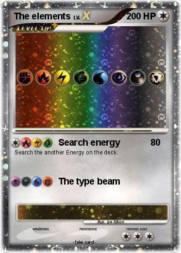 Pokémon The elements 2 2 - Search energy - My Pokemon Card