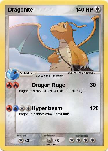 Pokémon Dragonite 1026 1026 - Dragon Rage - My Pokemon Card