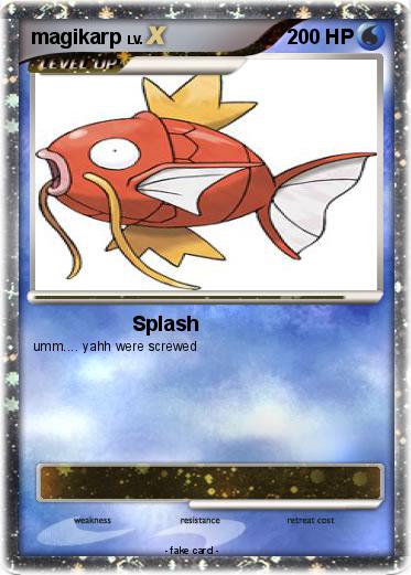 Pokémon magikarp 911 911 - Splash - My Pokemon Card