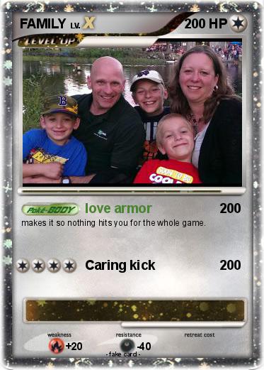 Pokémon FAMILY 385 385 - love armor - My Pokemon Card