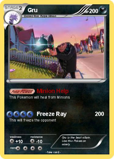 Pokémon Gru 130 130 - Minion Help - My Pokemon Card