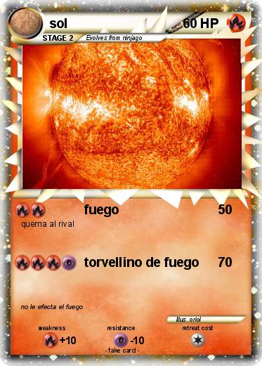 Pokémon sol 81 81 - fuego - My Pokemon Card