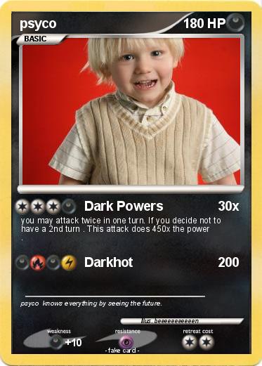 Pokémon psyco 52 52 - Dark Powers - My Pokemon Card
