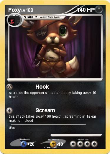 Pokémon Foxy 688 688 - Hook - My Pokemon Card