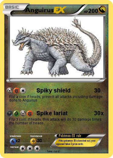 Pokémon Anguirus 80 80 - Spiky shield - My Pokemon Card