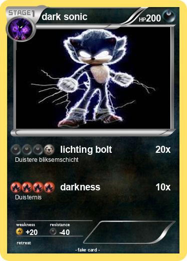 Pokémon dark sonic 692 692 - lichting bolt - My Pokemon Card