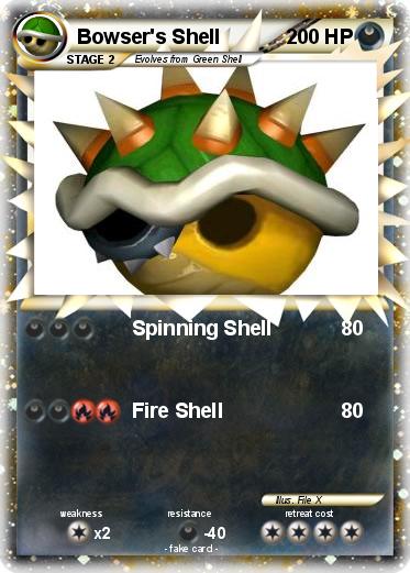 Pokémon Bowser s Shell - Spinning Shell - My Pokemon Card