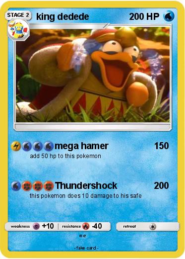Pokémon king dedede 319 319 - mega hamer - My Pokemon Card