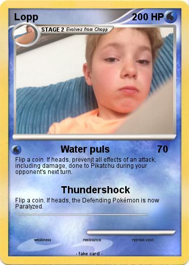 Pokémon Lopp - Water puls - My Pokemon Card