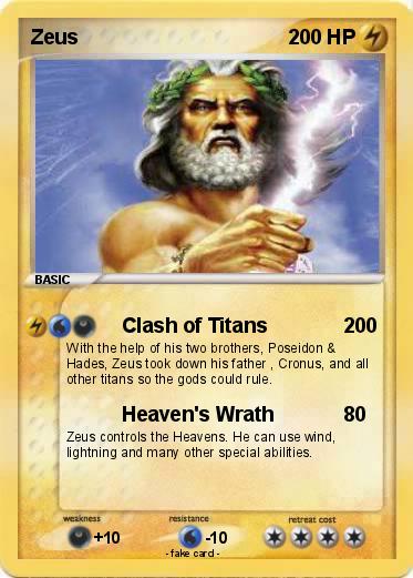 Pokémon Zeus 1512 1512 - Clash of Titans - My Pokemon Card