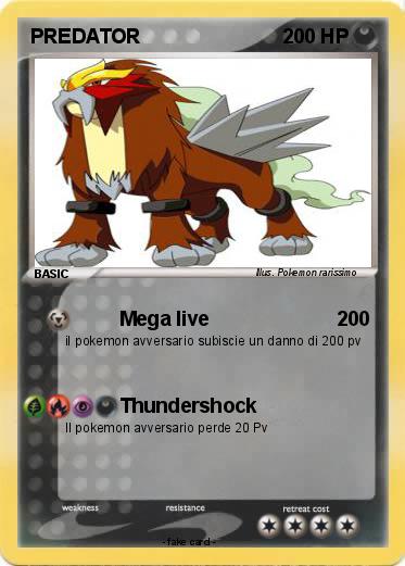 Pokémon PREDATOR 647 647 - Mega live - My Pokemon Card
