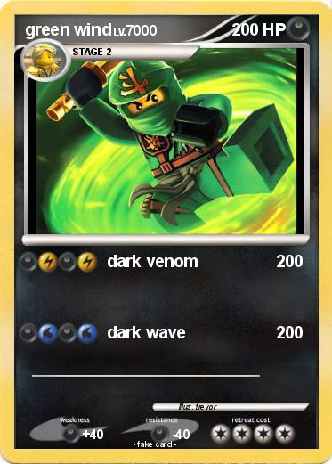 Pokémon green wind - dark venom - My Pokemon Card