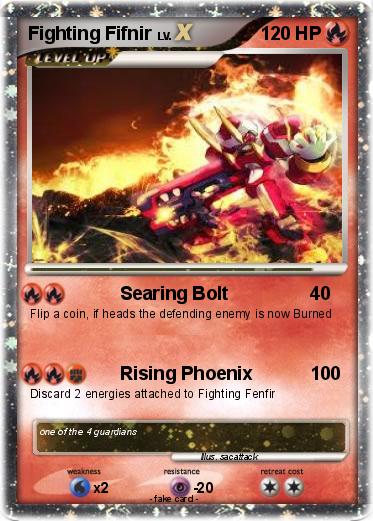 Pokémon Fighting Fifnir - Searing Bolt - My Pokemon Card
