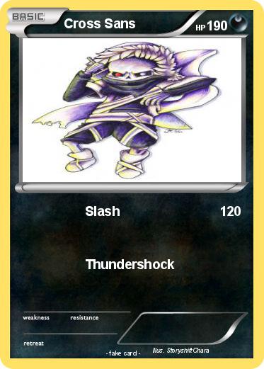 Pokémon Cross Sans 4 4 - Slash - My Pokemon Card