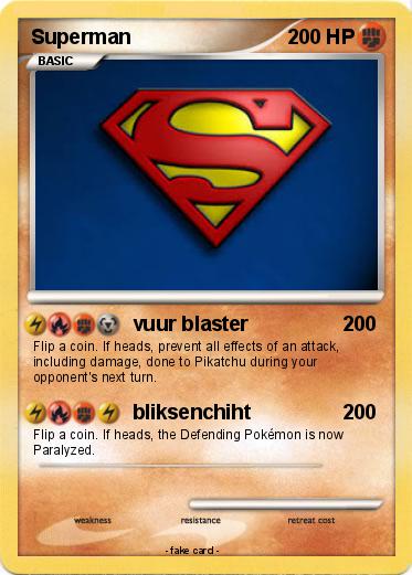 Pokémon Superman 457 457 - vuur blaster - My Pokemon Card