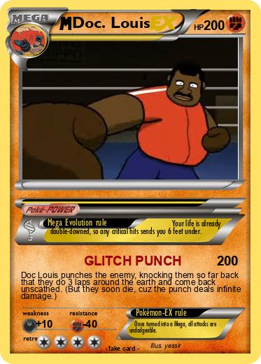 Pokémon Doc Louis 4 4 - GLITCH PUNCH - My Pokemon Card