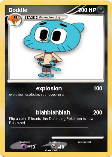 Pokémon Doddle 3 3 - explosion - My Pokemon Card