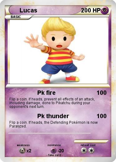 Pokémon Lucas 1479 1479 - Pk fire - My Pokemon Card