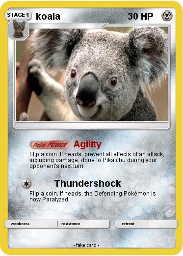 Pokémon koala 1855 1855 - Agility - My Pokemon Card