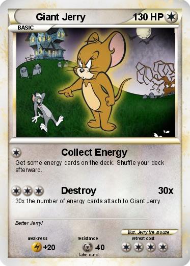 Pokémon Giant Jerry - Collect Energy - My Pokemon Card