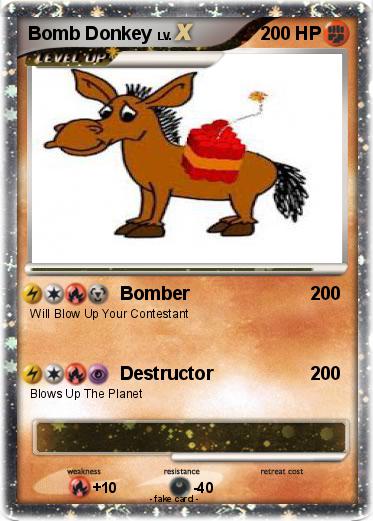 Pokémon Bomb Donkey 1 1 - Bomber - My Pokemon Card