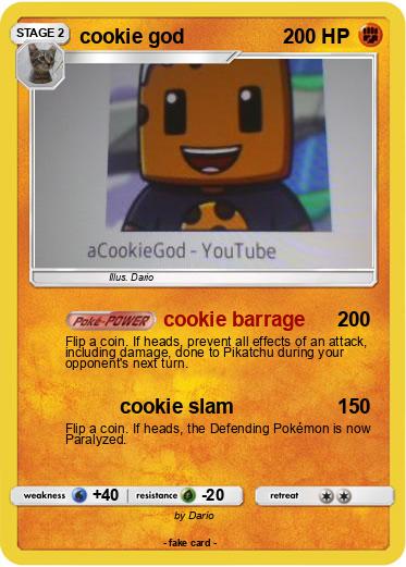 Pokémon cookie god 1 1 - cookie barrage - My Pokemon Card